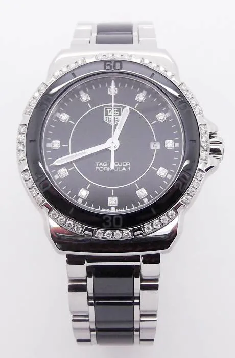 Ladies Tag Heuer Formula 1 Ceramic With Diamond Dial & Bezel (1) | E.J ...
